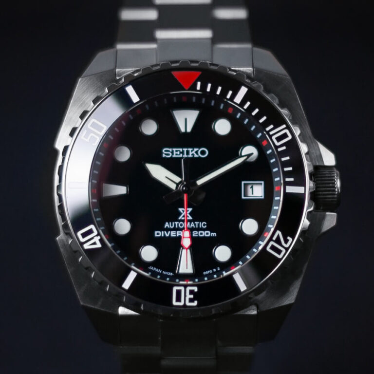 Seiko "BLACK&RED CARBON" - Mister Khronan MOD
