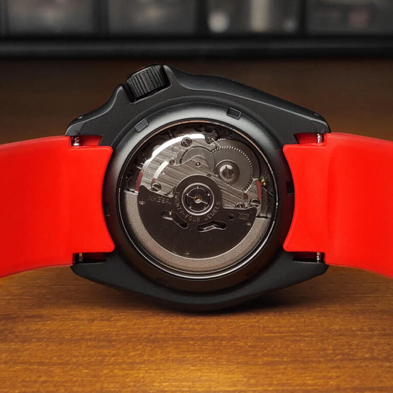 Seiko "BLACK&RED CARBON" - Mister Khronan MOD